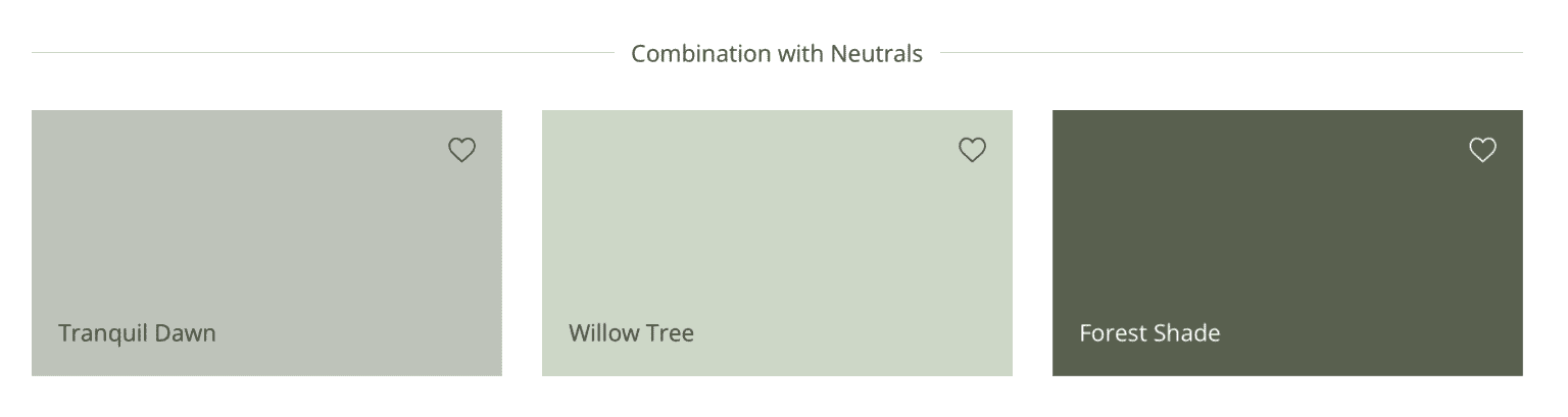 What Colours Go With Willow Tree Paint?