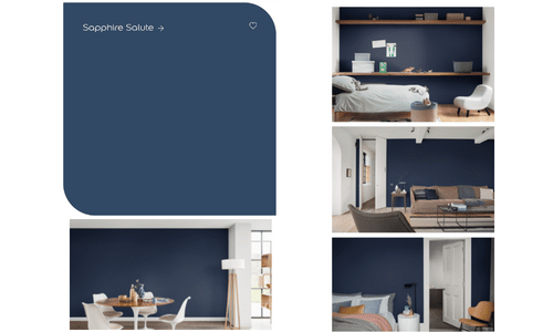 What Colours Go With Dulux Sapphire Salute? - Sleek-chic Interiors