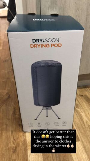 Dry Soon Drying Pod Review | Sick of Clothes Not Drying This Winter ...