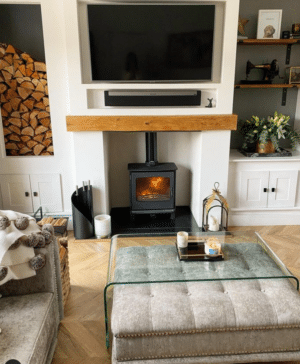 19 of The Best Log Burner TV Wall Ideas