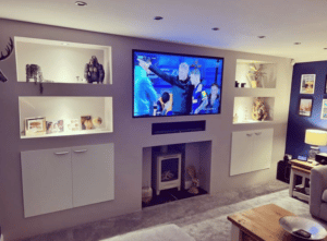 19 of The Best Log Burner TV Wall Ideas