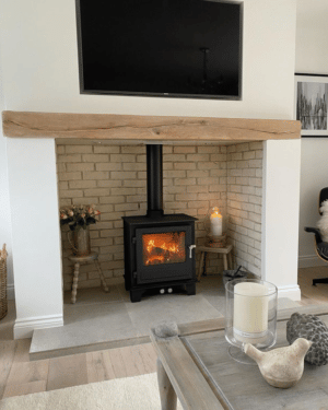 19 of The Best Log Burner TV Wall Ideas