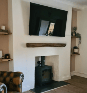 19 of The Best Log Burner TV Wall Ideas