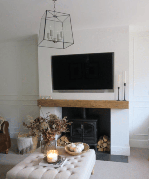 19 of The Best Log Burner TV Wall Ideas