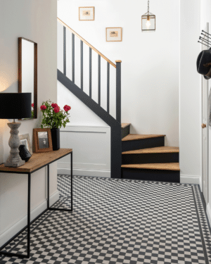 Monochrome Magic: 17 Black and White Hallway Ideas