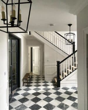 Monochrome Magic: 17 Black and White Hallway Ideas