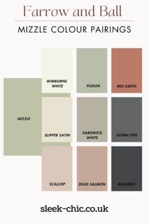 What Colours Go With Farrow and Ball Mizzle - Sleek-chic Interiors