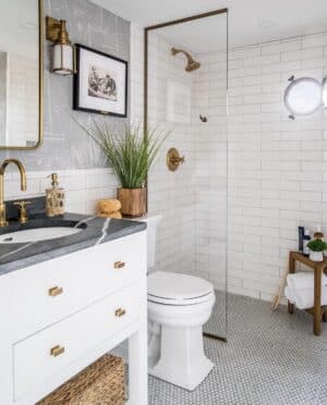 21 Half Tiled Bathroom Ideas For A Spa Like Feel