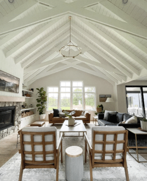 25 Stunning Vaulted Ceiling Lighting Ideas
