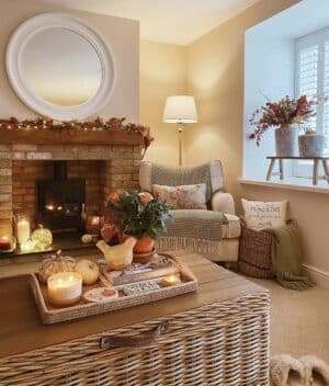 19 Autumn Fireplace Decor Ideas For A Cosy Feel - Sleek-chic Interiors
