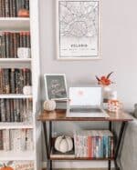 15 Cozy & Cute Fall Desk Decorating Ideas - Sleek-chic Interiors