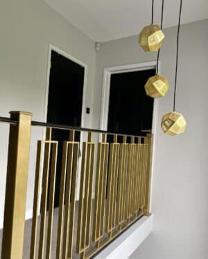 Luxuriate Your Interior With These 17 Black and Gold Hallway Ideas