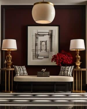 Red Is Back: 15 Reimagined Rusty Red Hallway Ideas