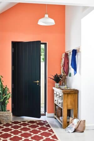 19 Stunning Orange Hallway Ideas For A Warm Welcome