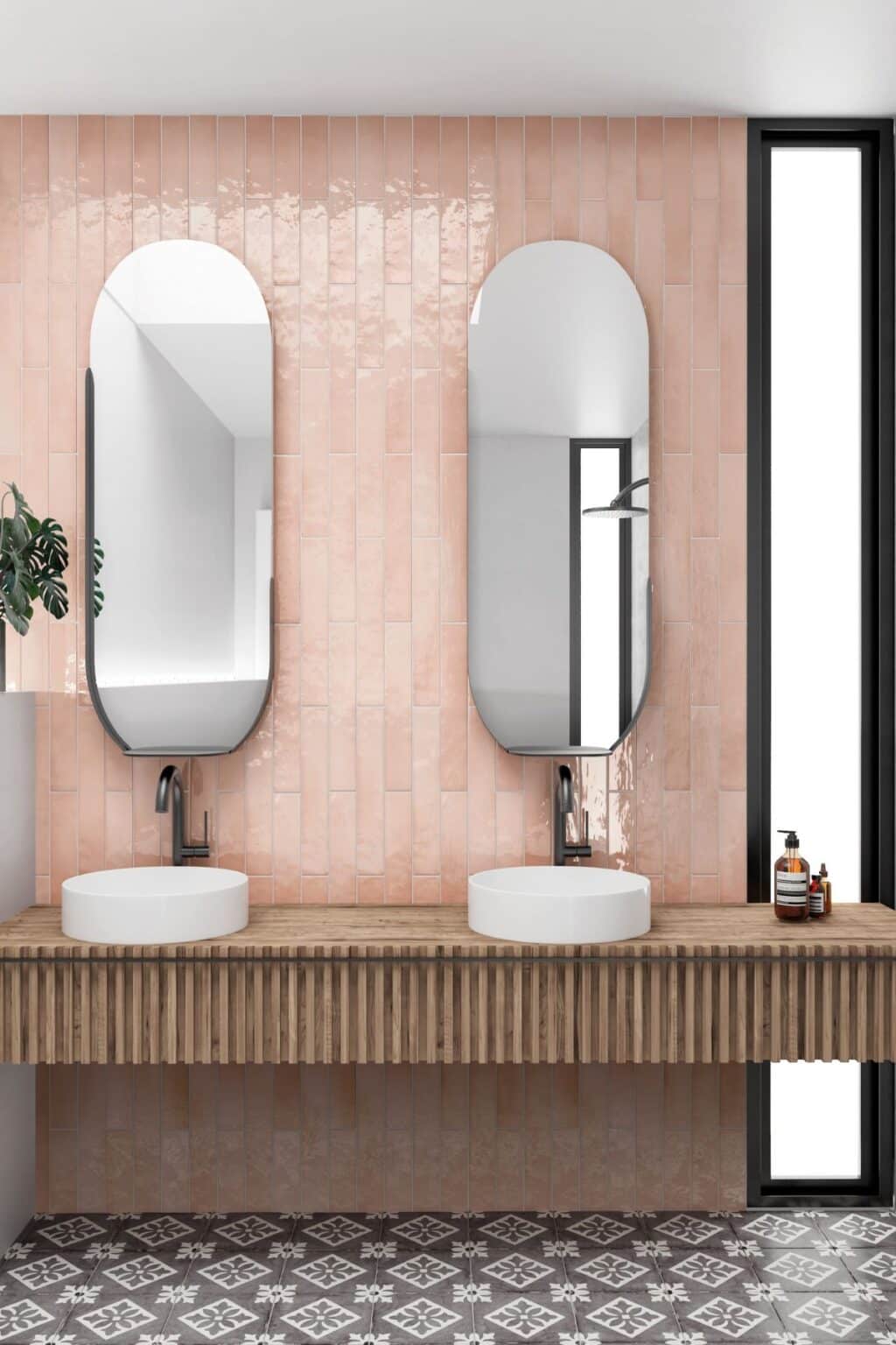 19 Brilliant Ways To Use The Vertical Stacked Tiles Trend