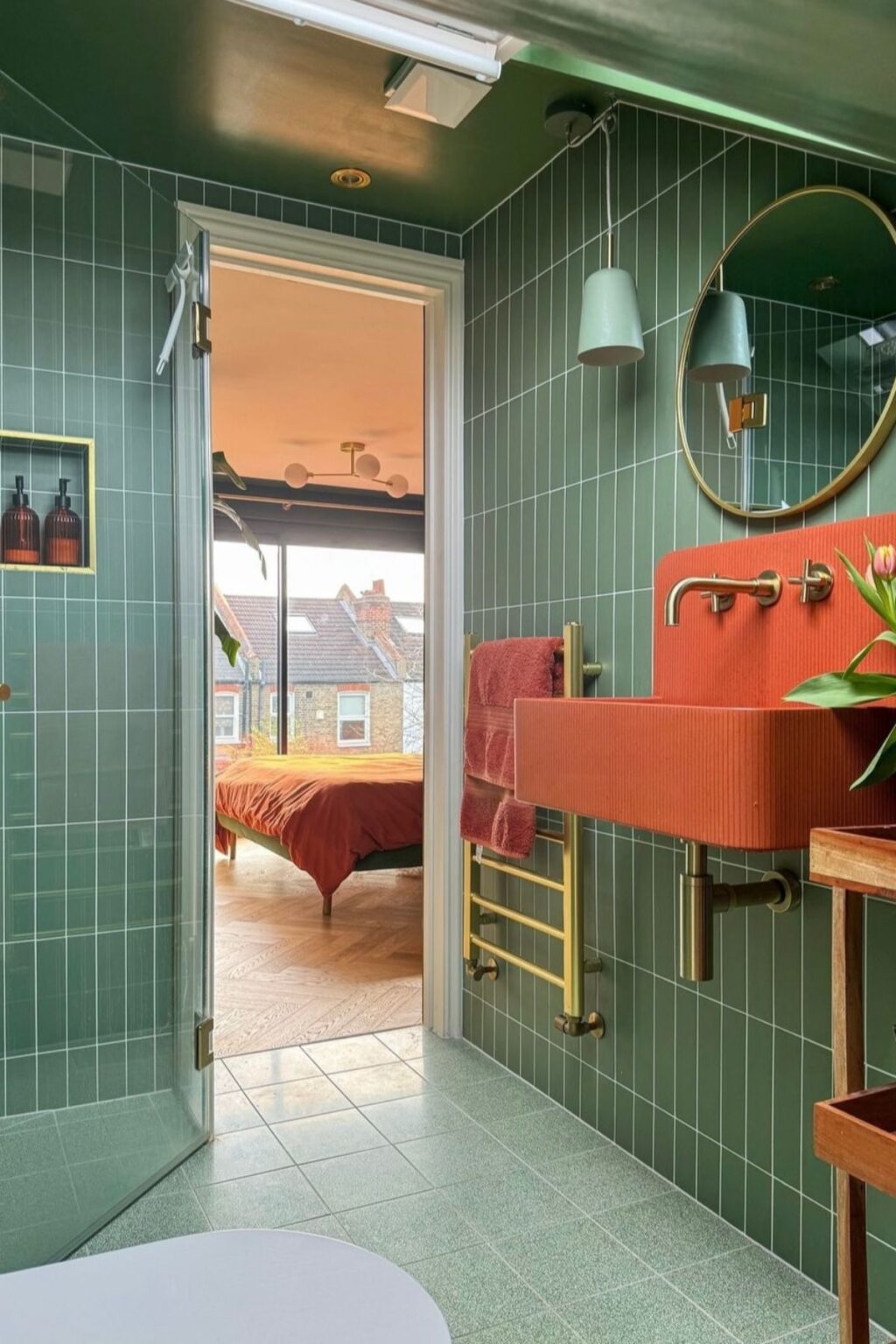 Change The Game With These 19 Bathroom Colour Drenching Ideas - Sleek ...