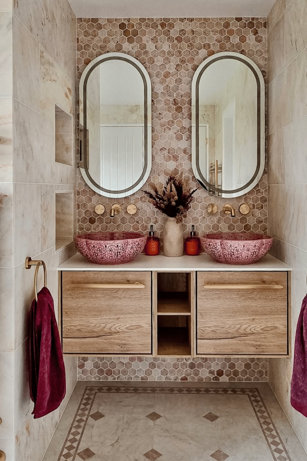 19 Warm Neutral Bathroom Ideas For An On-Trend, Spa-Like Feel - Sleek ...